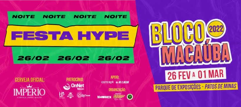 - SEM ATLÉTICA - 26/02 - Festa HYPE - IngressoLive - Plataforma Online de Eventos